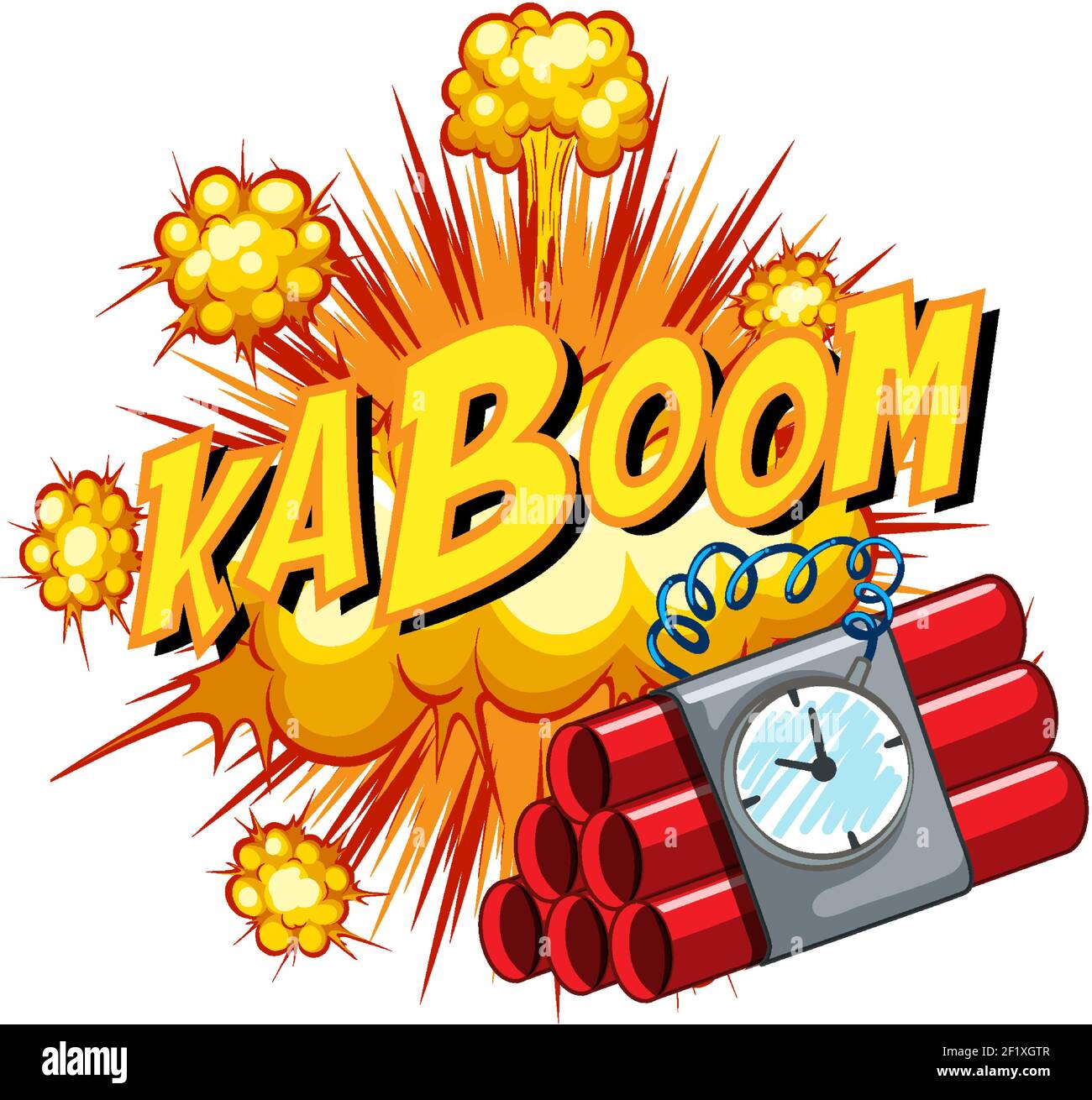 Comic speech bubble with kaboom text illustration Stock Vector Image ...