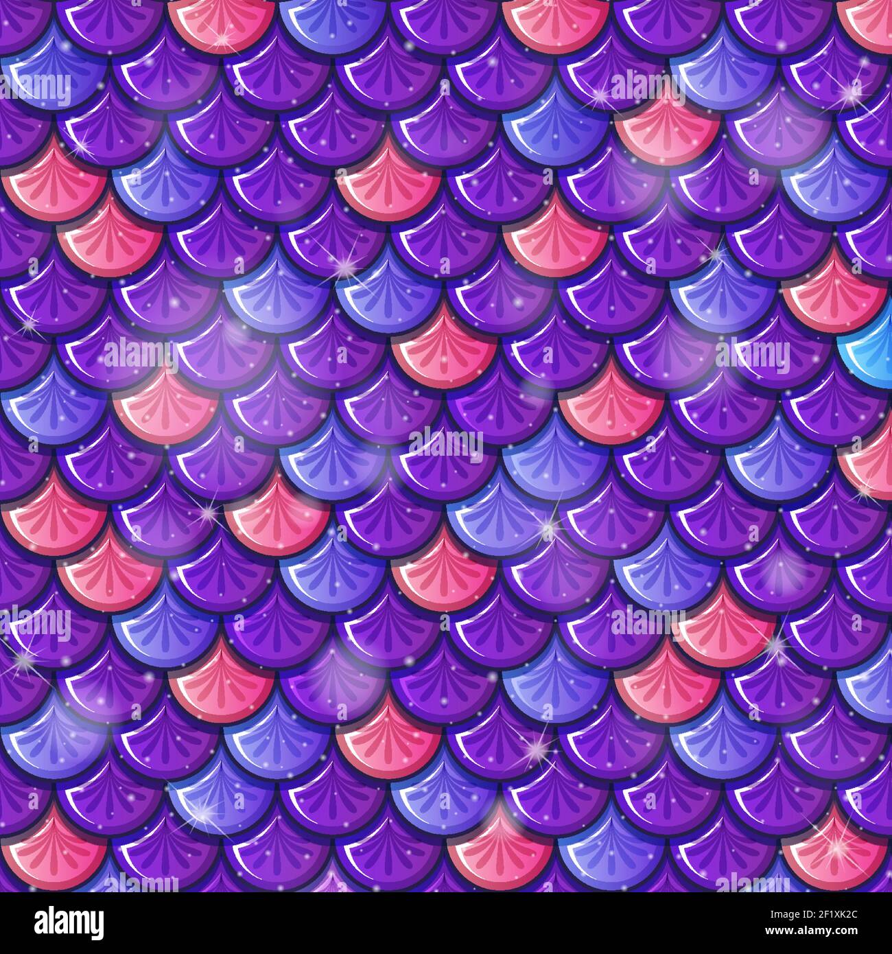 Fish scale seamless pattern background illustration Stock Vector Image ...