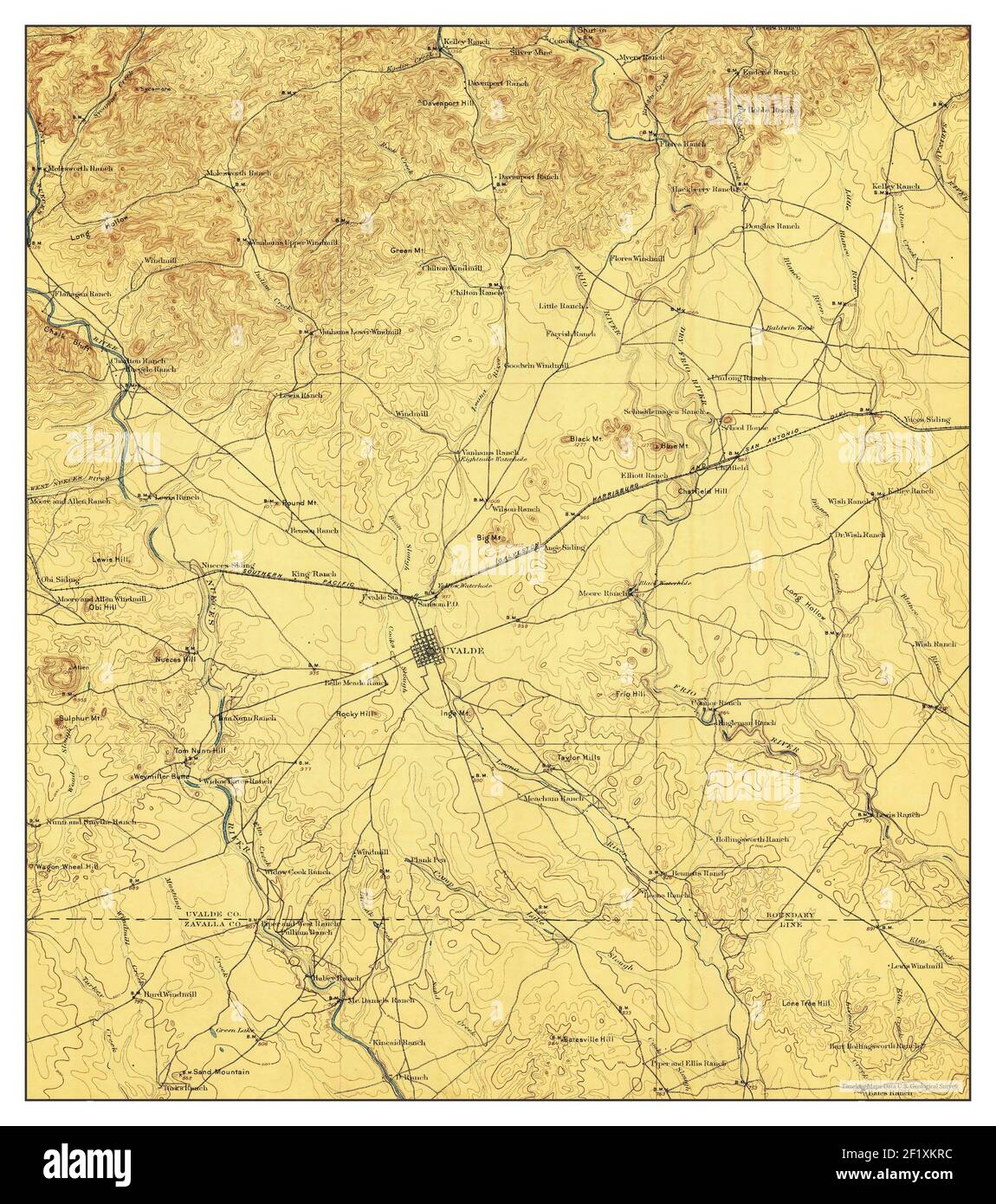 Uvalde Map High Resolution Stock Photography and Images - Alamy
