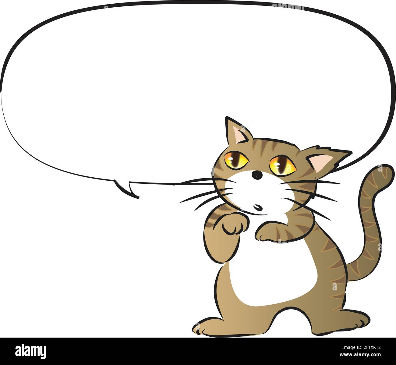 vector cartoon animals with speech bubble background Stock Vector Image ...