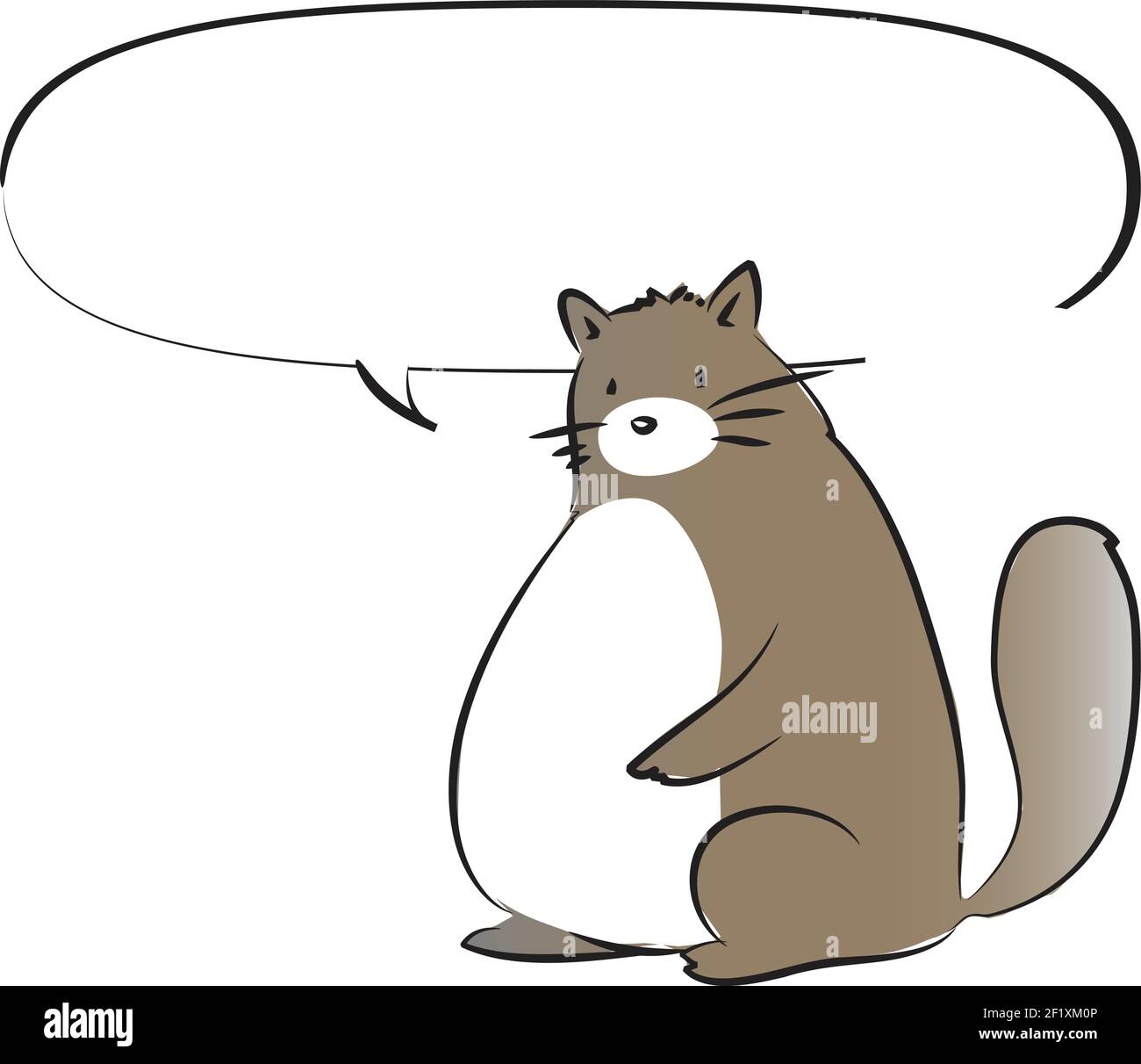 vector cartoon animals with speech bubble background Stock Vector Image ...