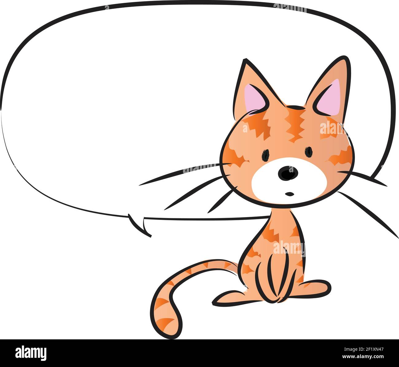 vector cartoon animals with speech bubble background Stock Vector Image ...