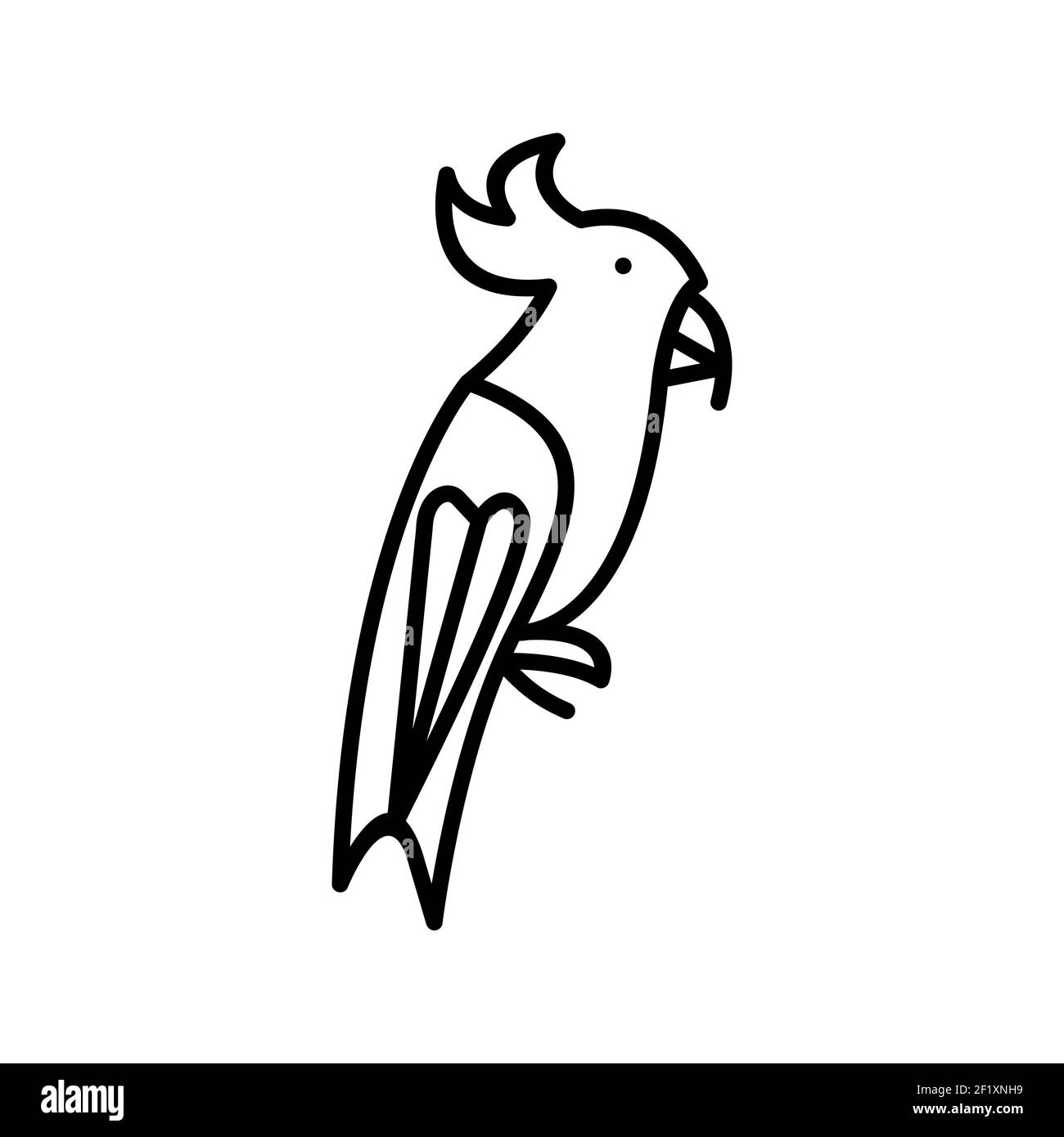 Unique bird in line Black and White Stock Photos & Images - Alamy