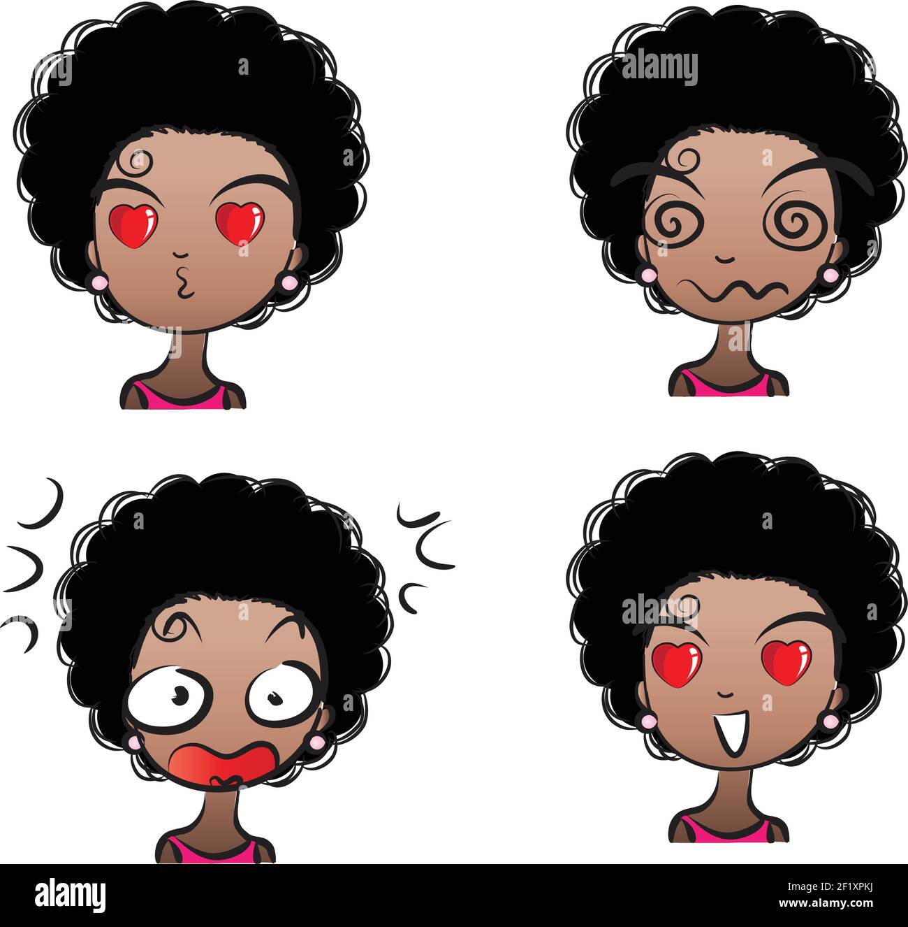 Vector cartoon emoji set Stock Vector Image & Art - Alamy