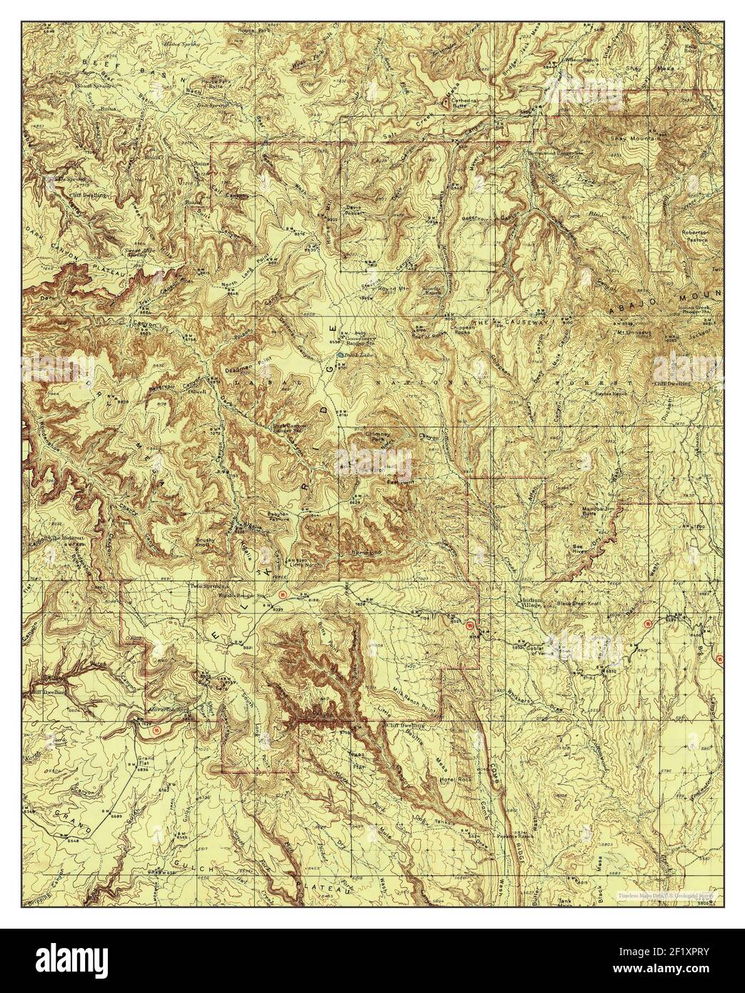 Elk Ridge, Utah, map 1940, 1:125000, United States of America by ...