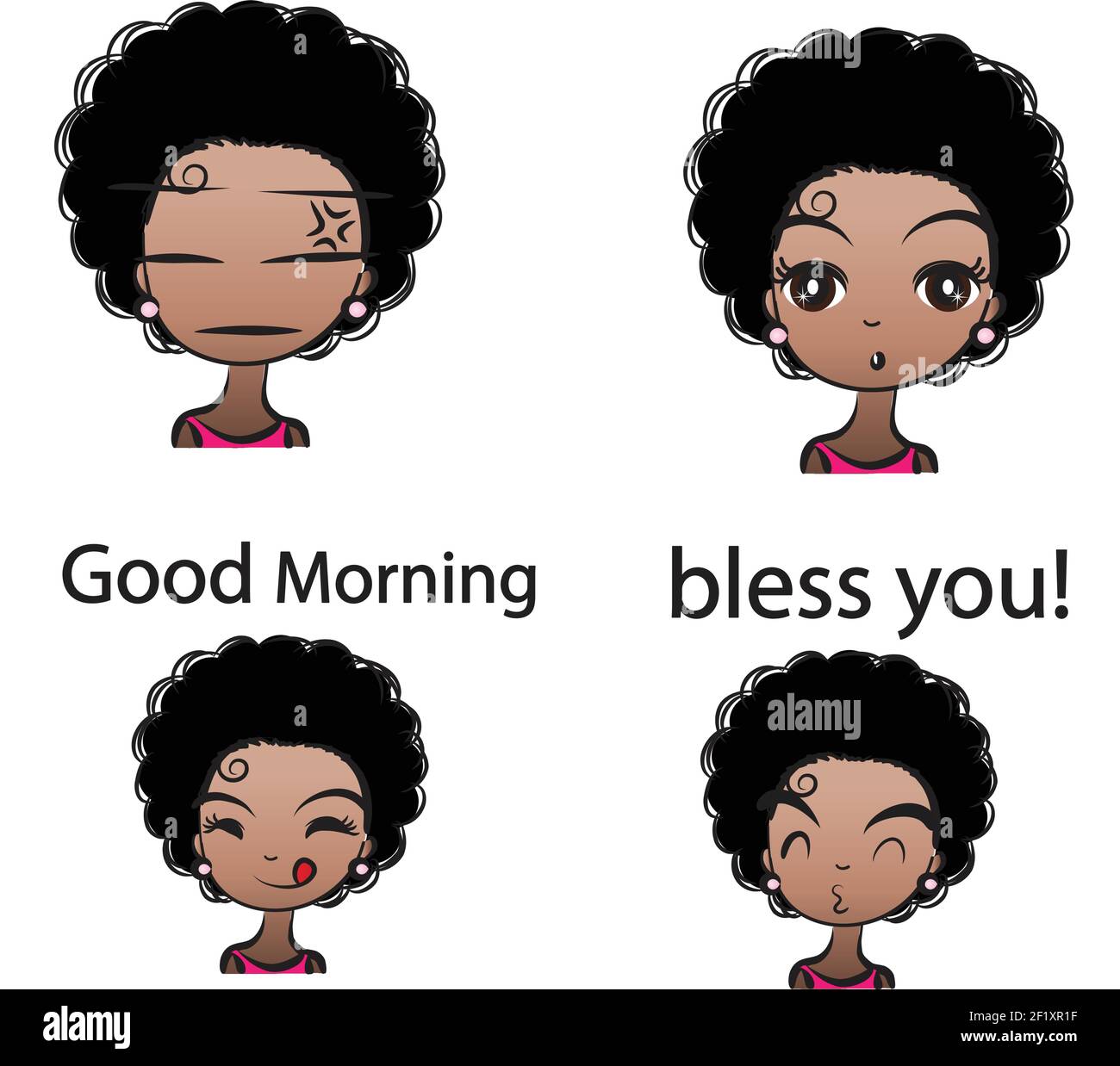 Vector cartoon emoji set Stock Vector Image & Art - Alamy