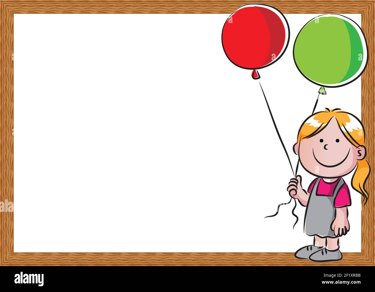 vector cartoon card border frame background Stock Vector Image & Art ...