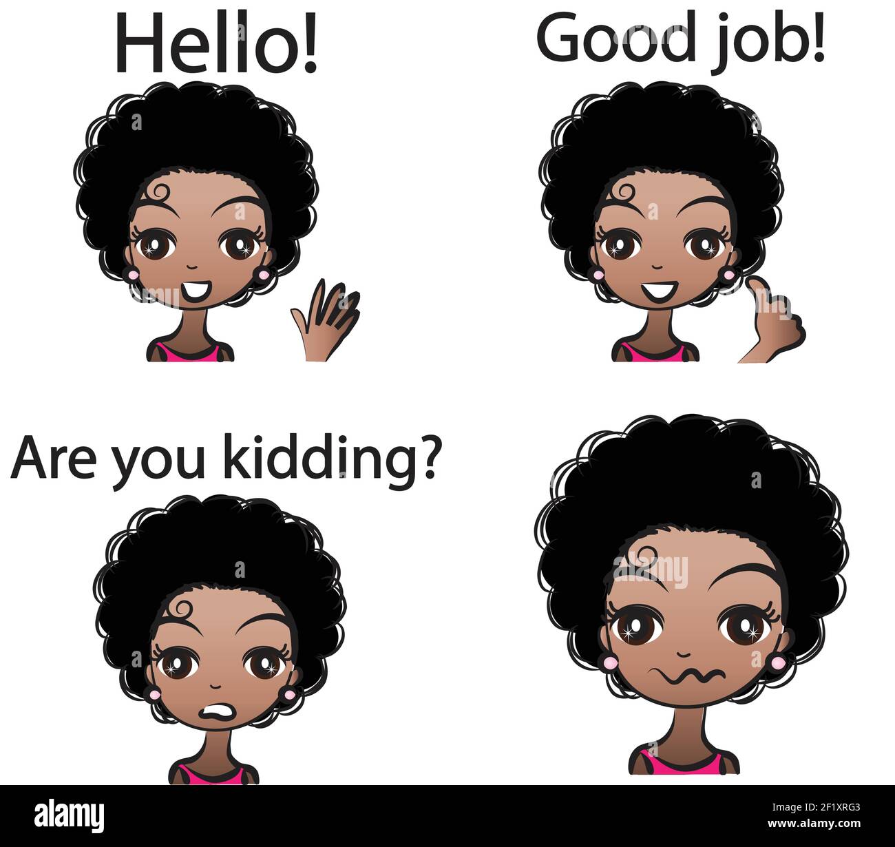 Vector cartoon emoji set Stock Vector Image & Art - Alamy