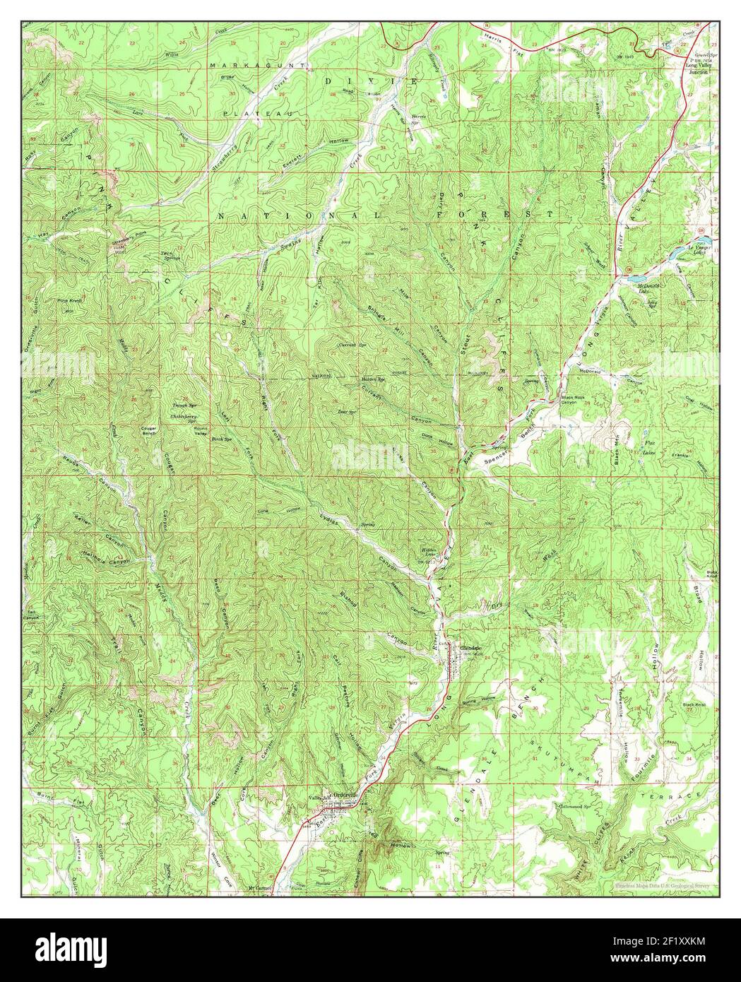 Orderville, Utah, map 1958, 1:62500, United States of America by ...