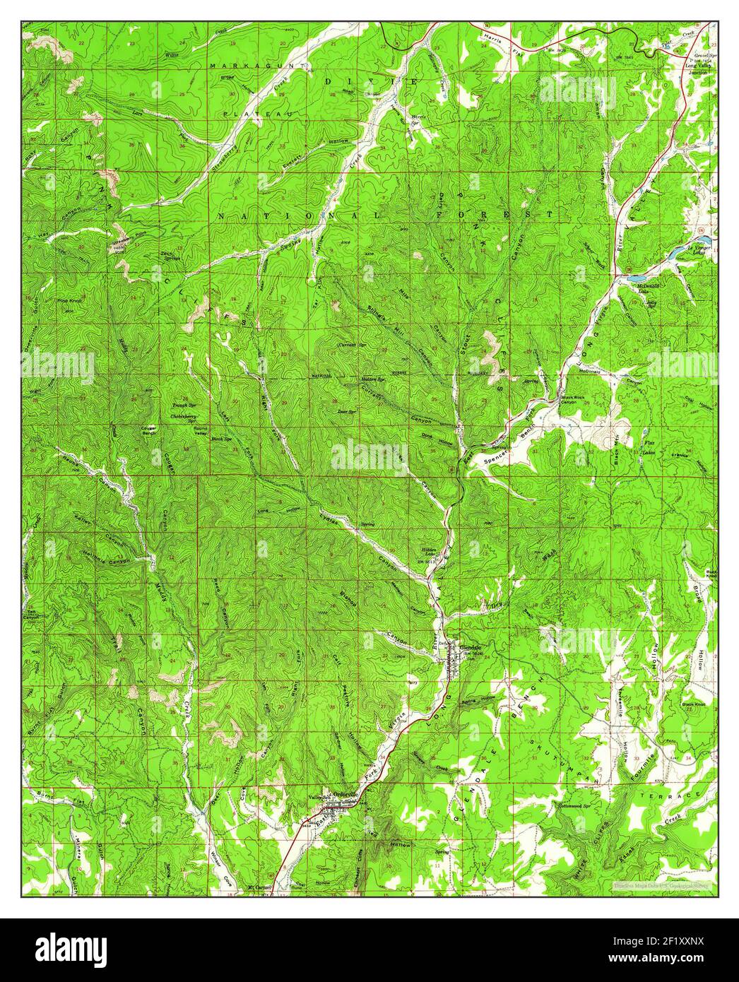 Map of orderville utah hi-res stock photography and images - Alamy