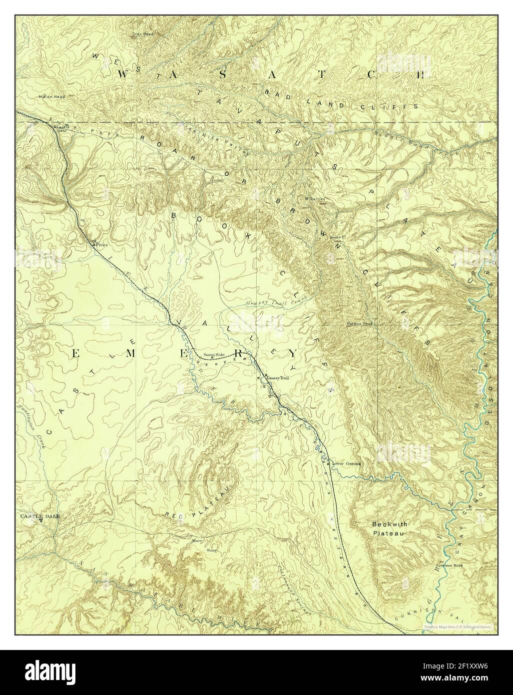 Map Of Price Utah High Resolution Stock Photography and Images - Alamy