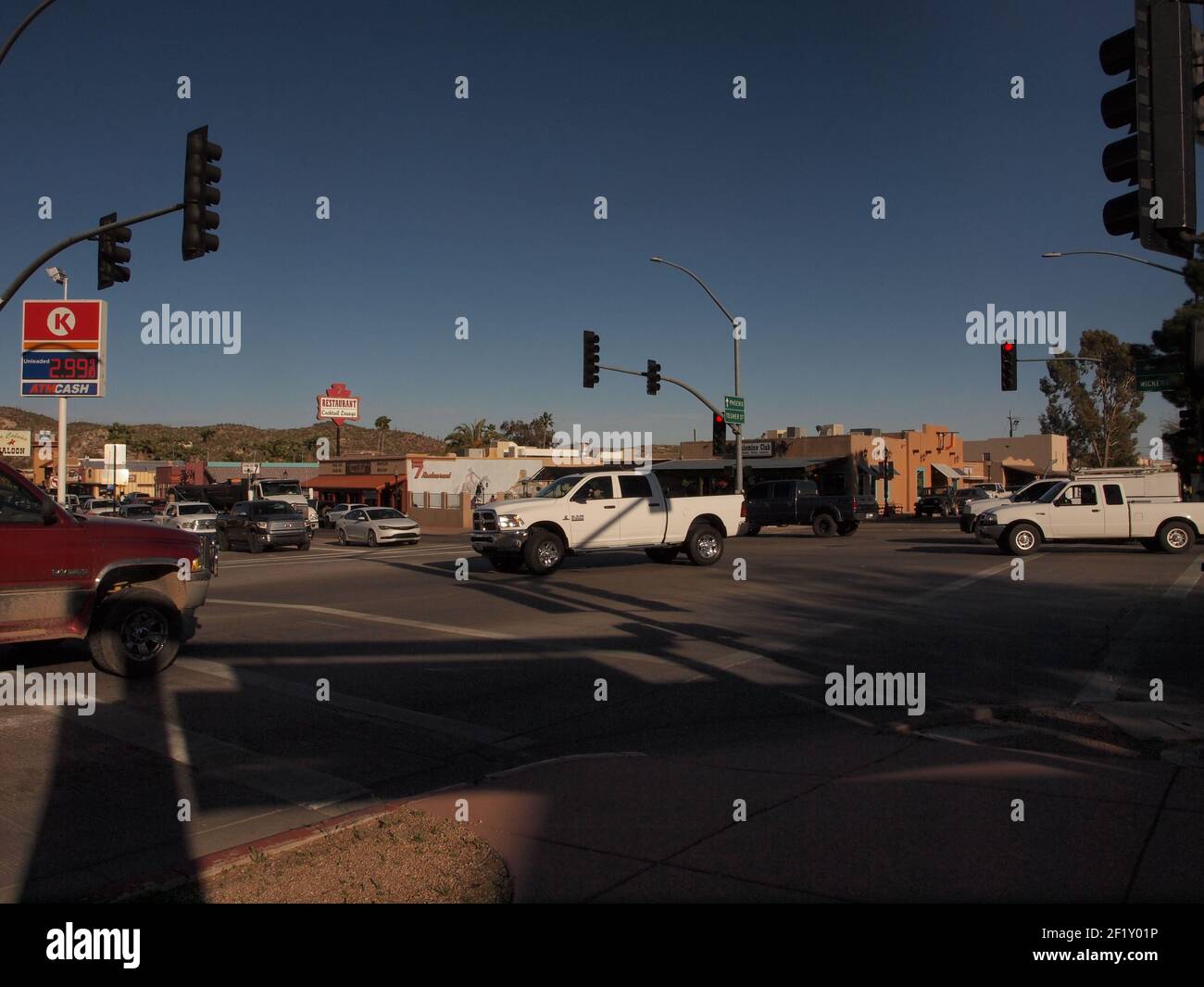 Assorted images of the town of Wickenburg, Arizona located off US route ...