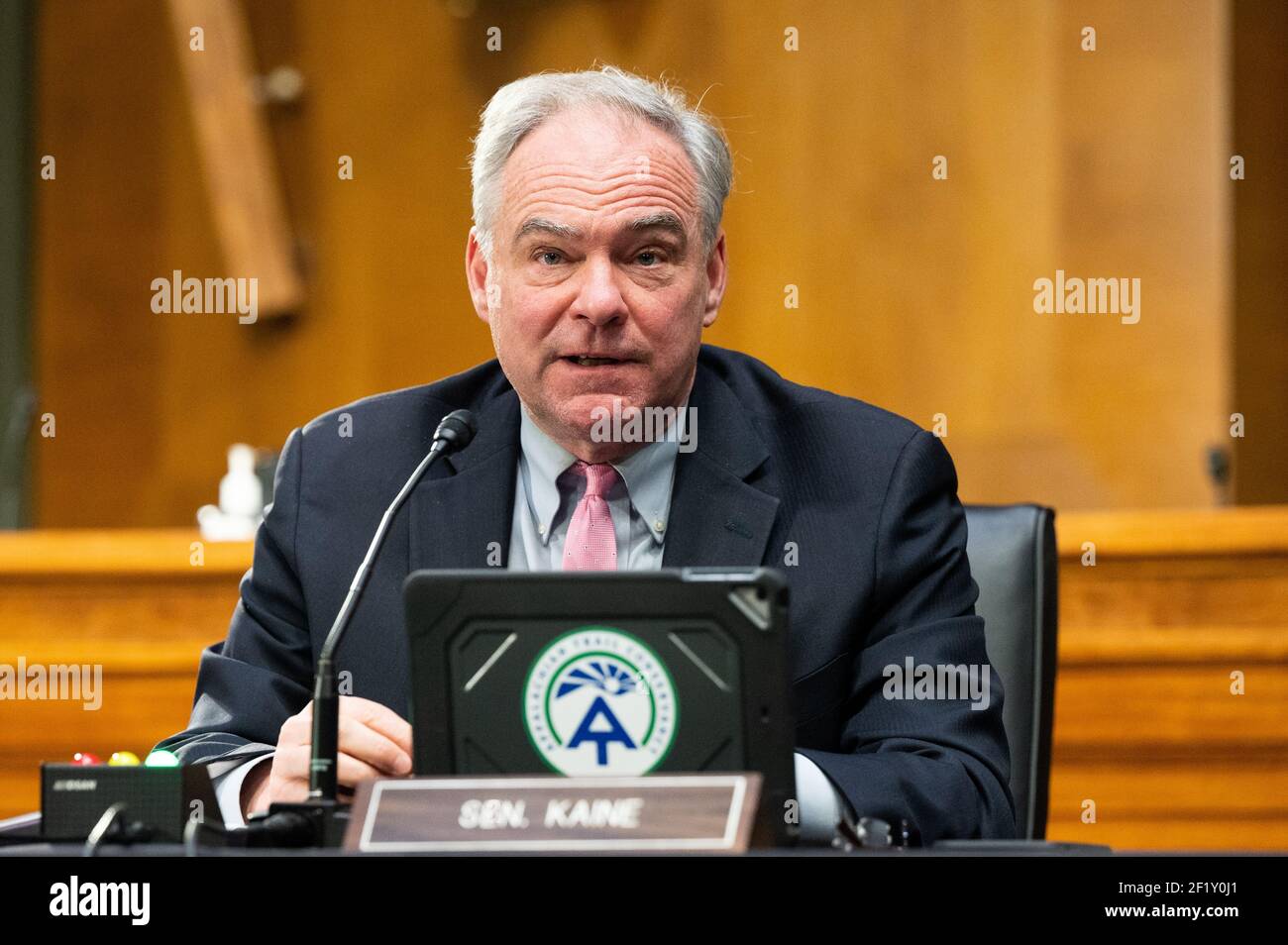Washington, United States. 09th Mar, 2021. U.S. Senator, Tim Kaine (D ...