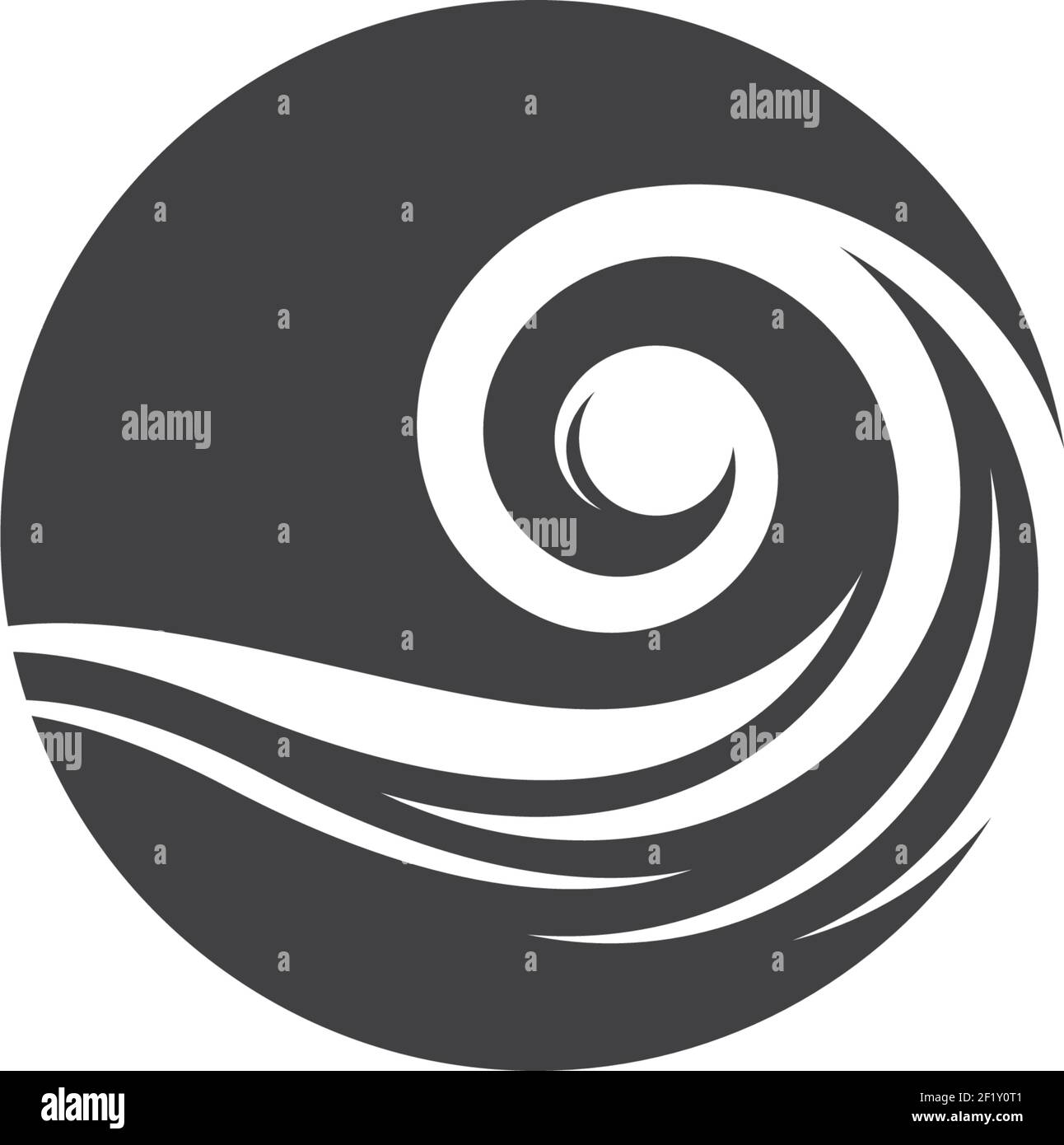 Water wave logo vector icon illustration design Stock Vector Image ...
