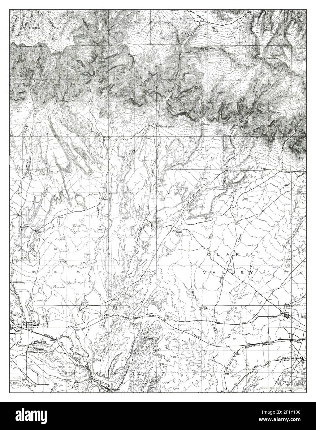 Wellington utah map hi-res stock photography and images - Alamy