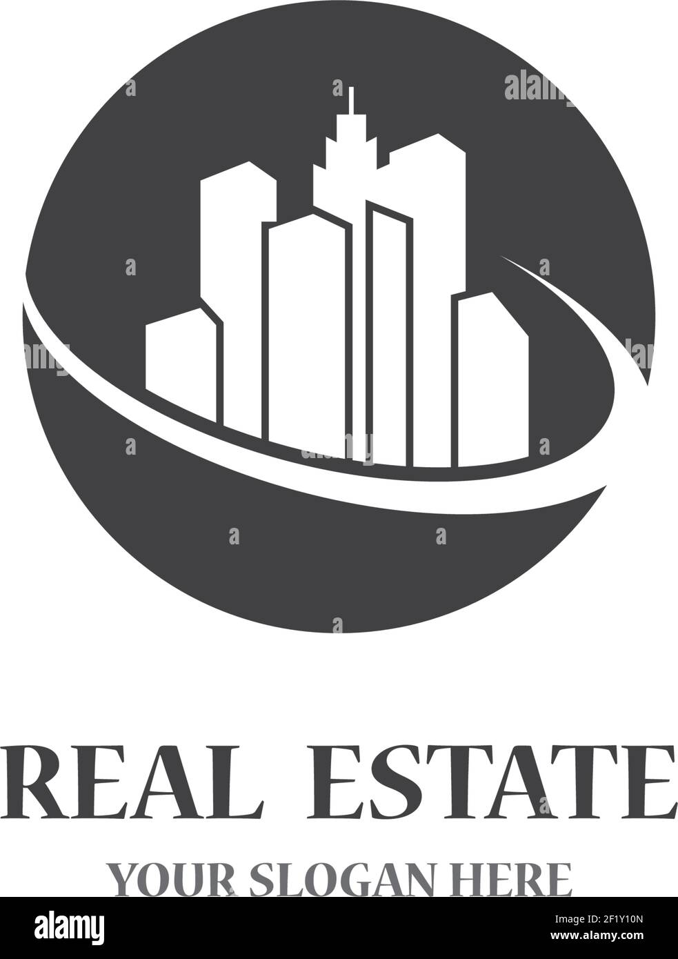 Real estate logo icon illustration design Stock Vector Image & Art - Alamy