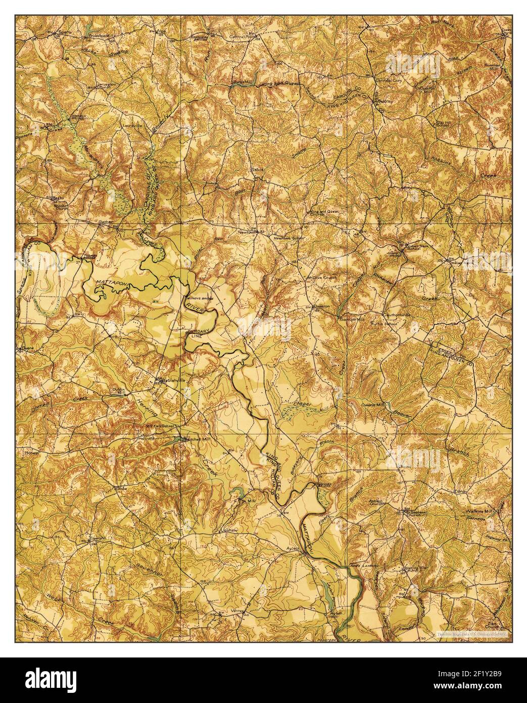 Aylett, Virginia, map 1918, 1:62500, United States of America by ...