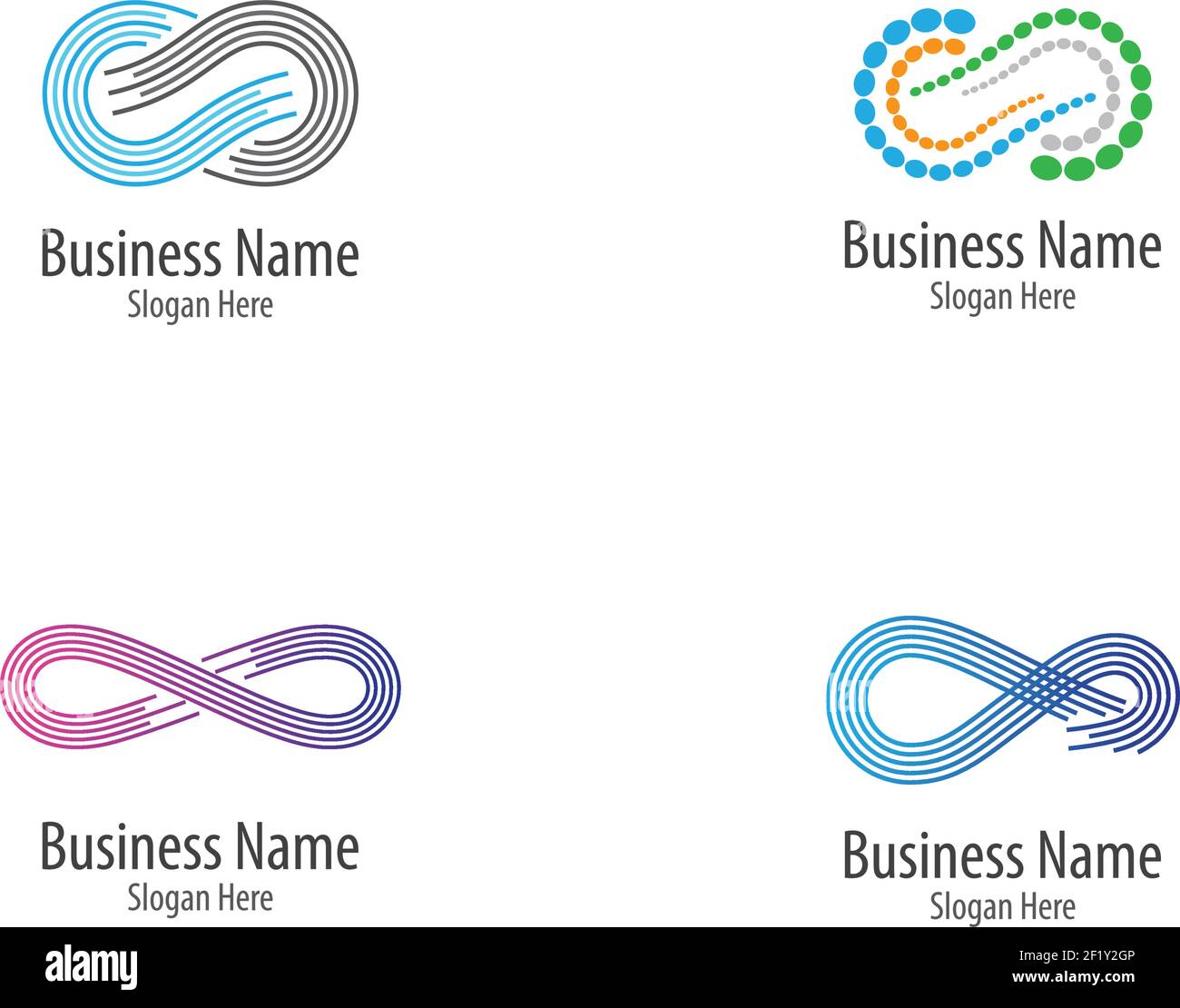 Infinity logo template vector icon illustration design Stock Vector ...