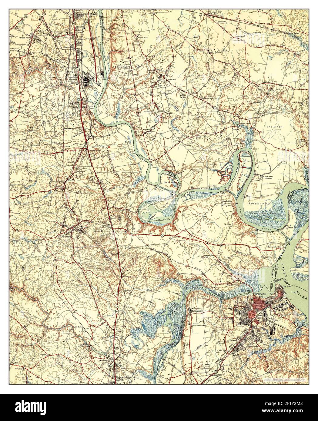 Hundred virginia map hi-res stock photography and images - Alamy