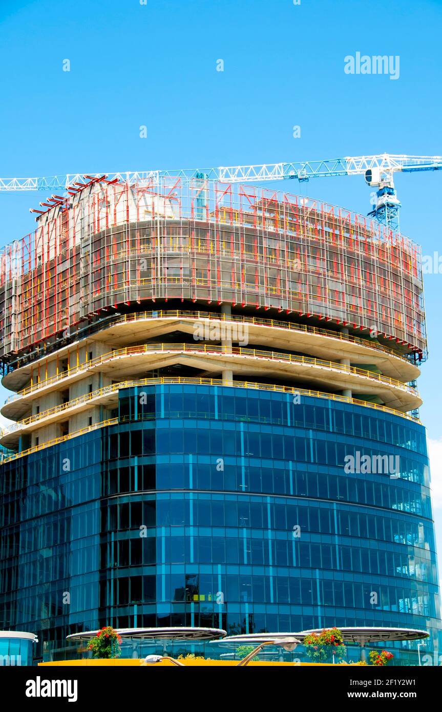 Office Building Construction in the City Stock Photo - Alamy