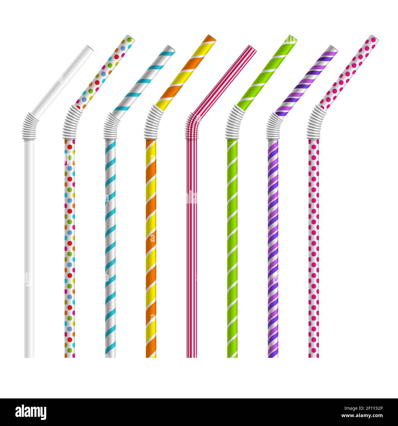 Bendy Straw Vector