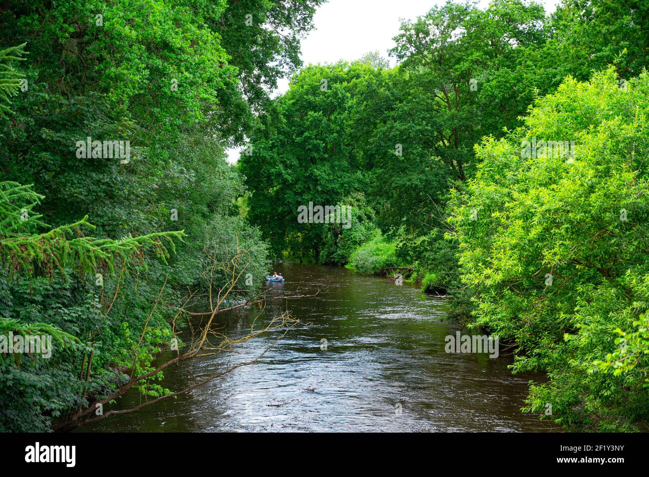 Summer on the Hunte river Stock Photo - Alamy