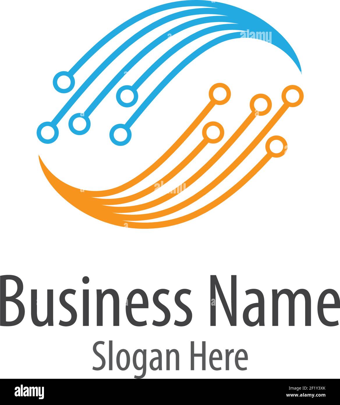 Technology logo template vector icon illustration design Stock Vector ...