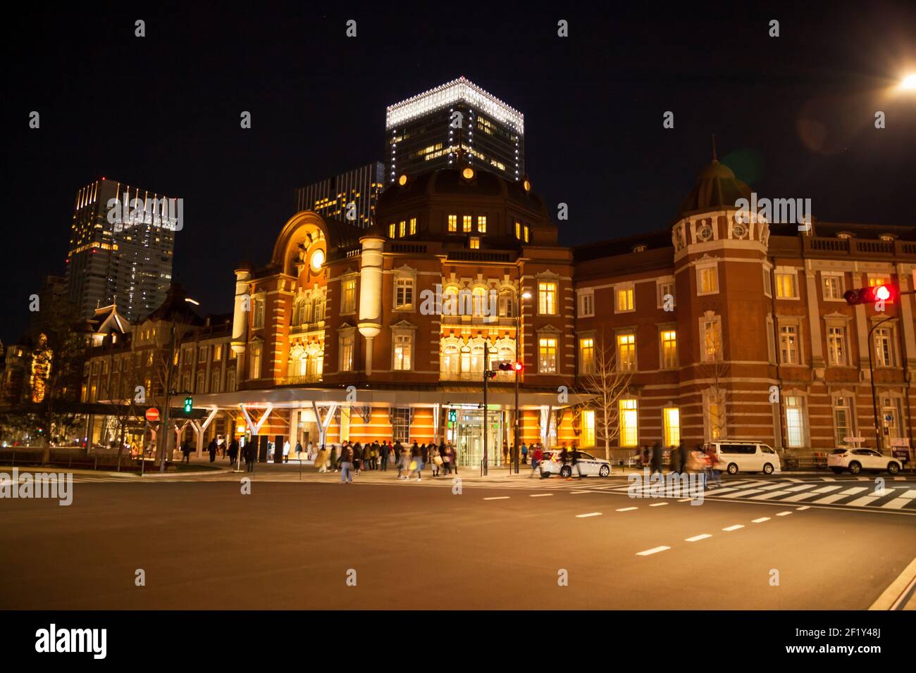 Tokyo, Japan - Jan 03, 2018 : View of the building Tokyo Station in ...