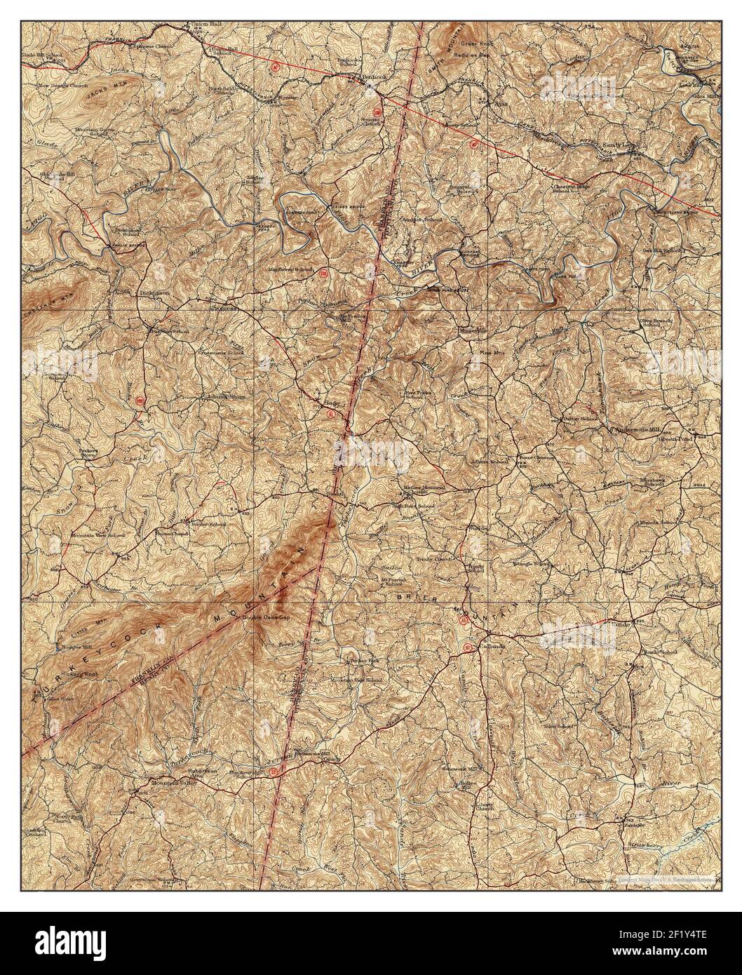 Callands, Virginia, map 1924, 1:62500, United States of America by ...