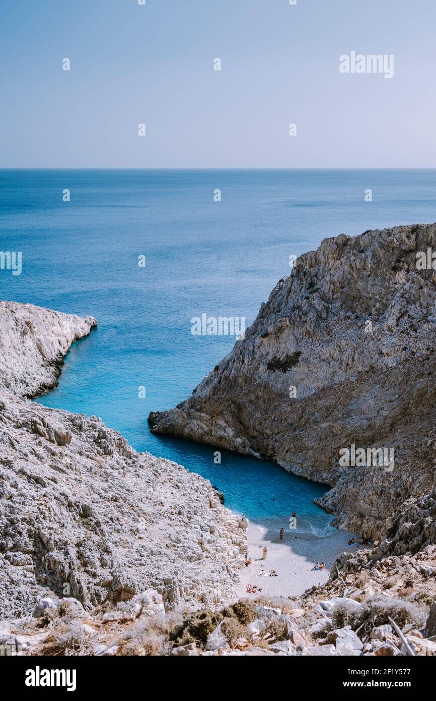 Seitan limania beach, crete, greece hi-res stock photography and images ...