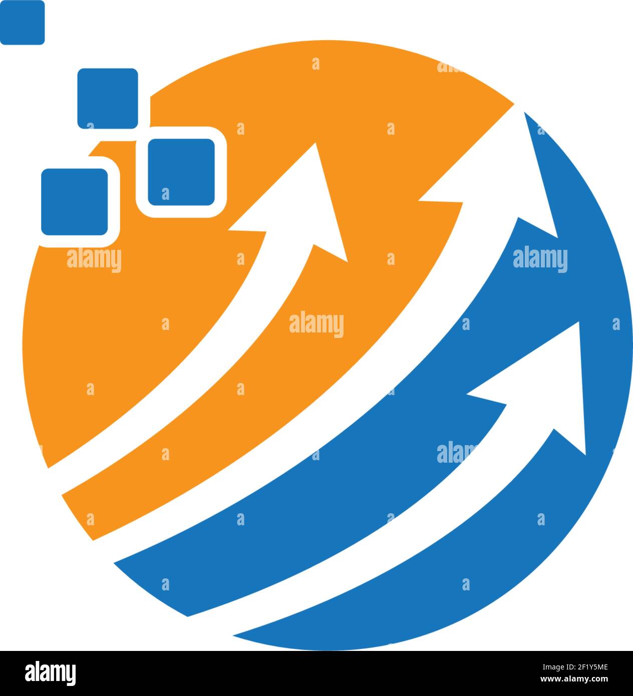 Arrow logo template vector icon illustration design Stock Vector Image ...