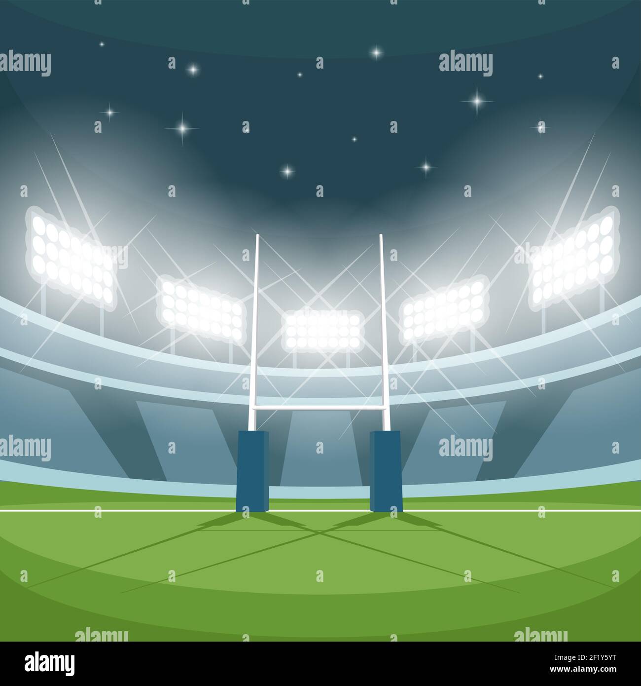 Cartoon Ground Spotlight