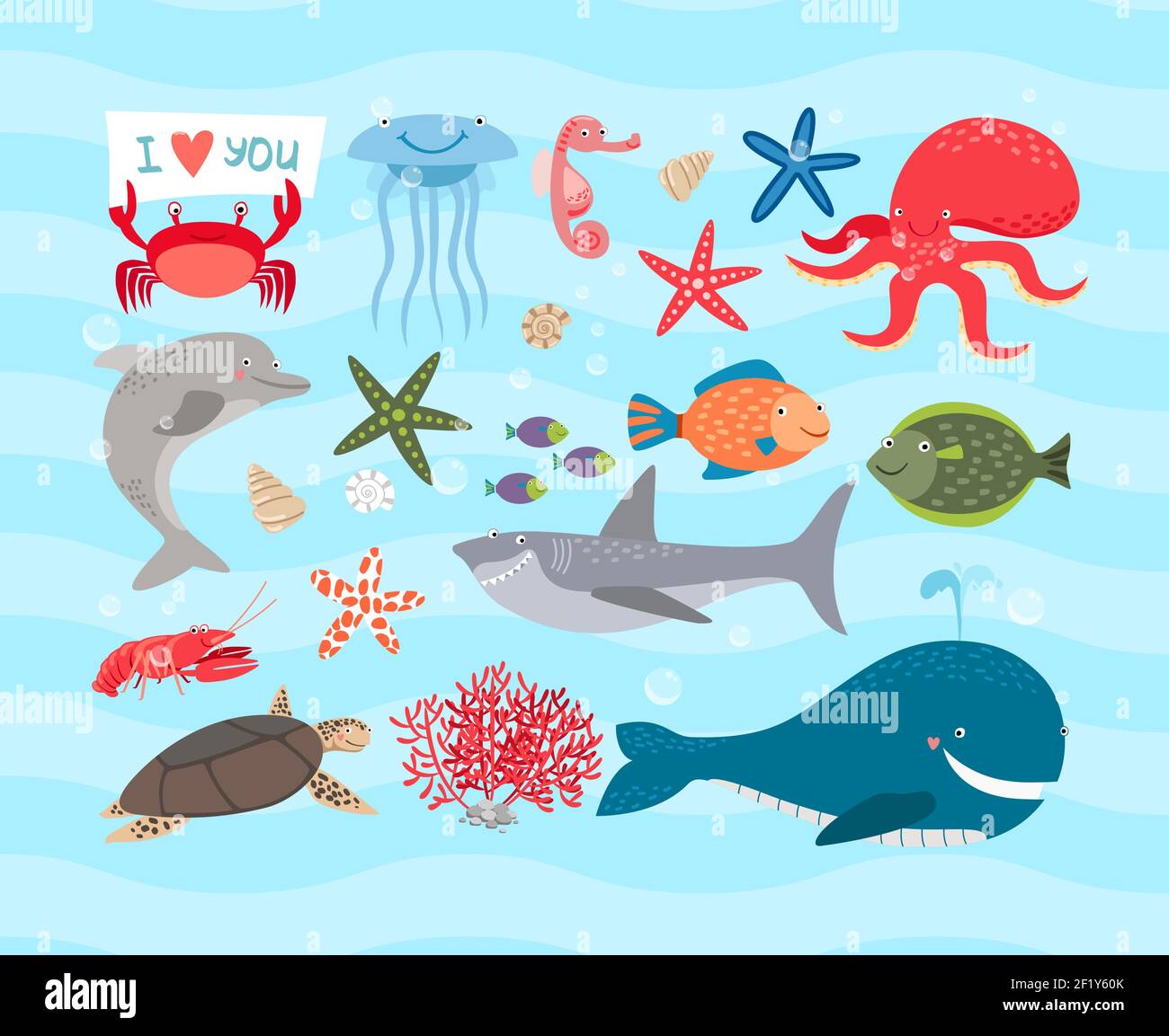 Shallow water crab Stock Vector Images - Alamy