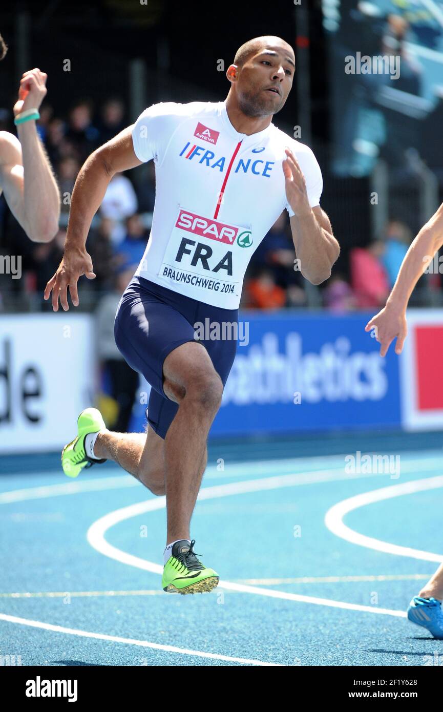 Ben Bassaw (FRA) competes on 200 m Men during the 5th Spar European ...