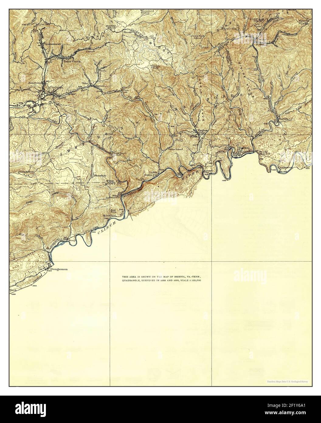 Map of virginia 1920 hi-res stock photography and images - Alamy