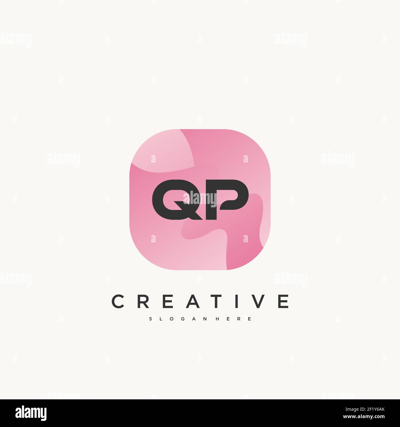 Letter qp logo hi-res stock photography and images - Alamy