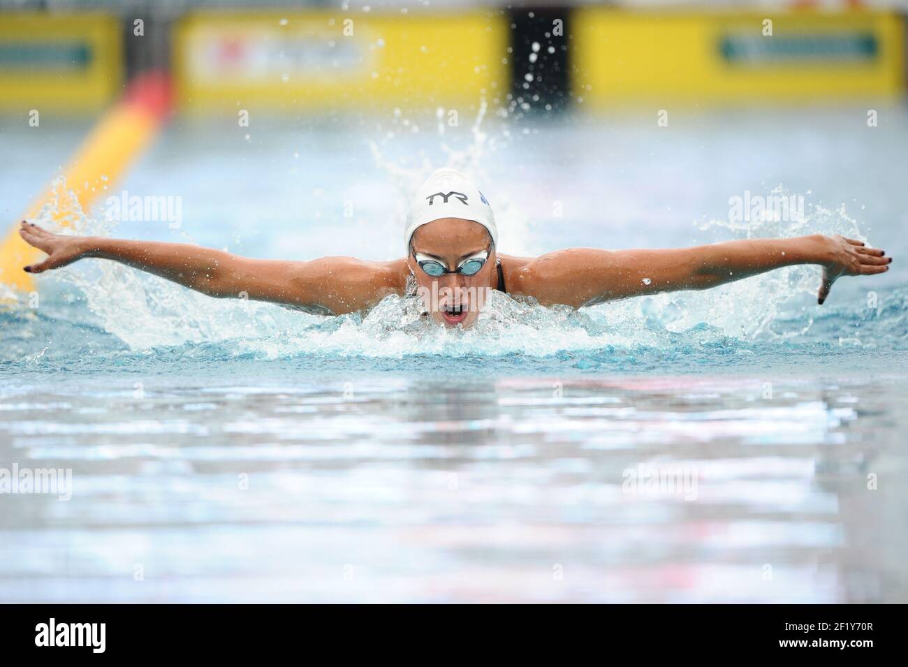 Fantine Lesaffre (FRA) on 200 m Medley Women during the Open de France ...