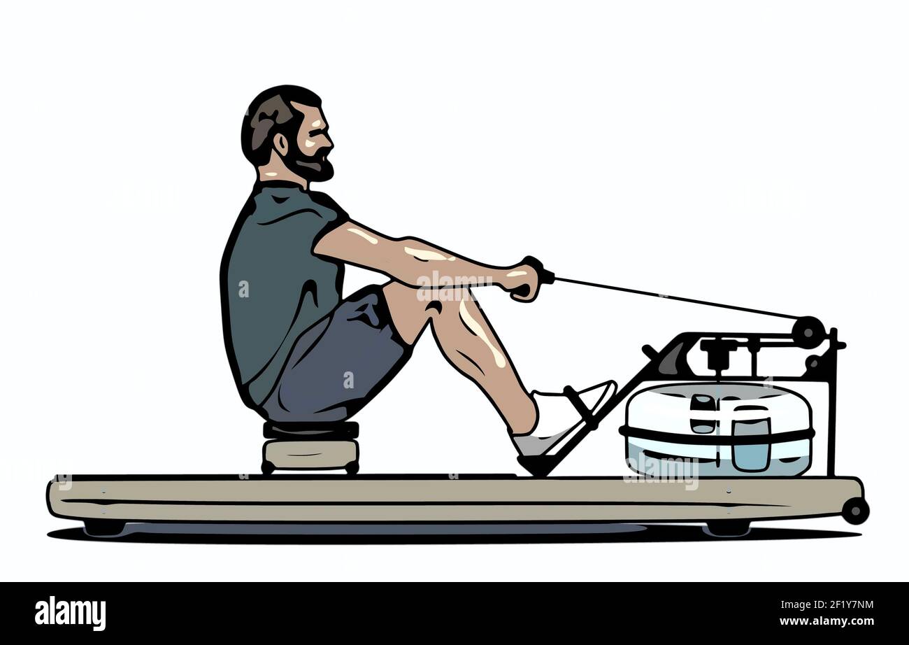 Rowing Machine Clipart