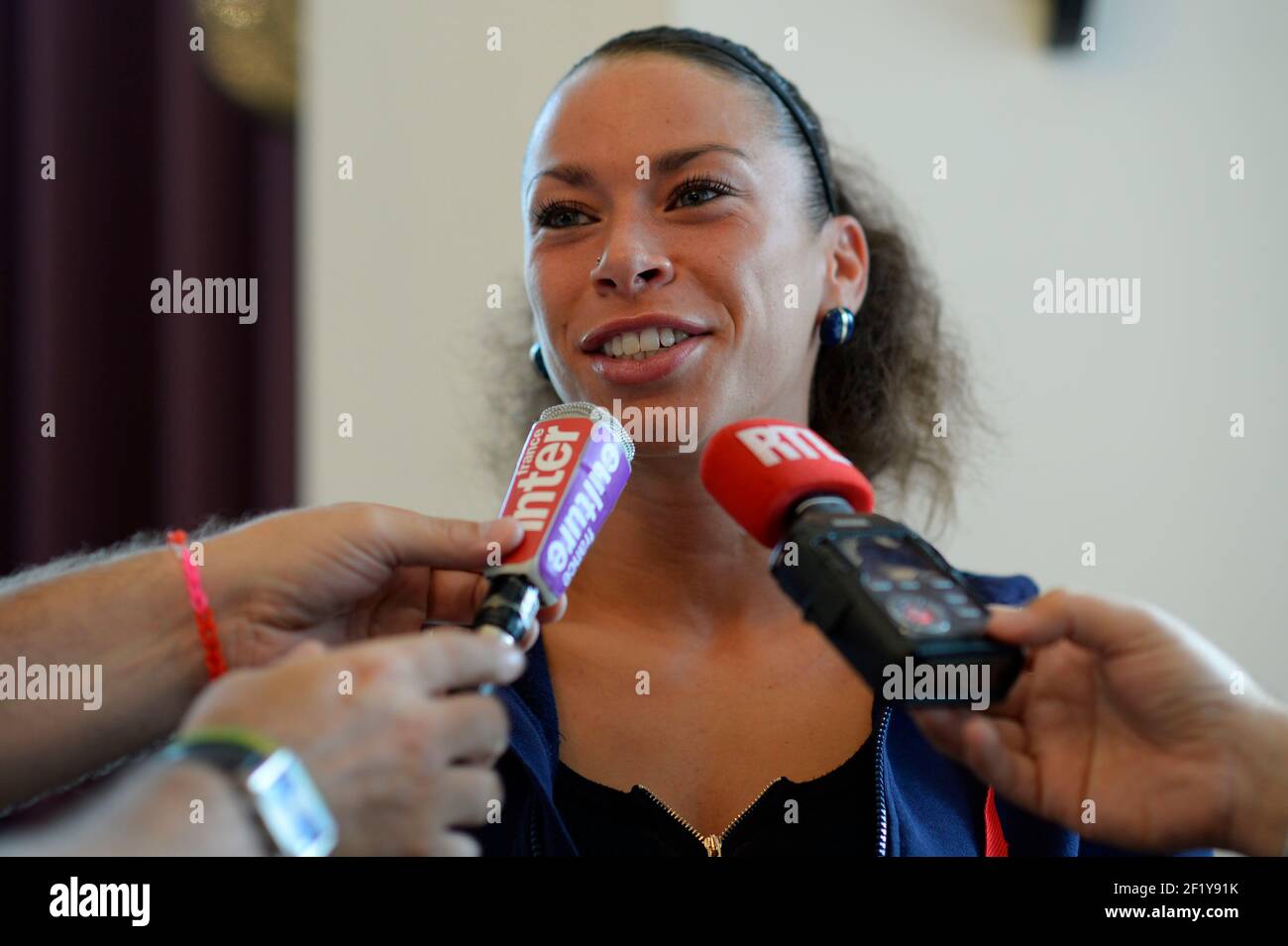 Cindy Billaud (FRA) during the European Athletics Championships 2014 at ...