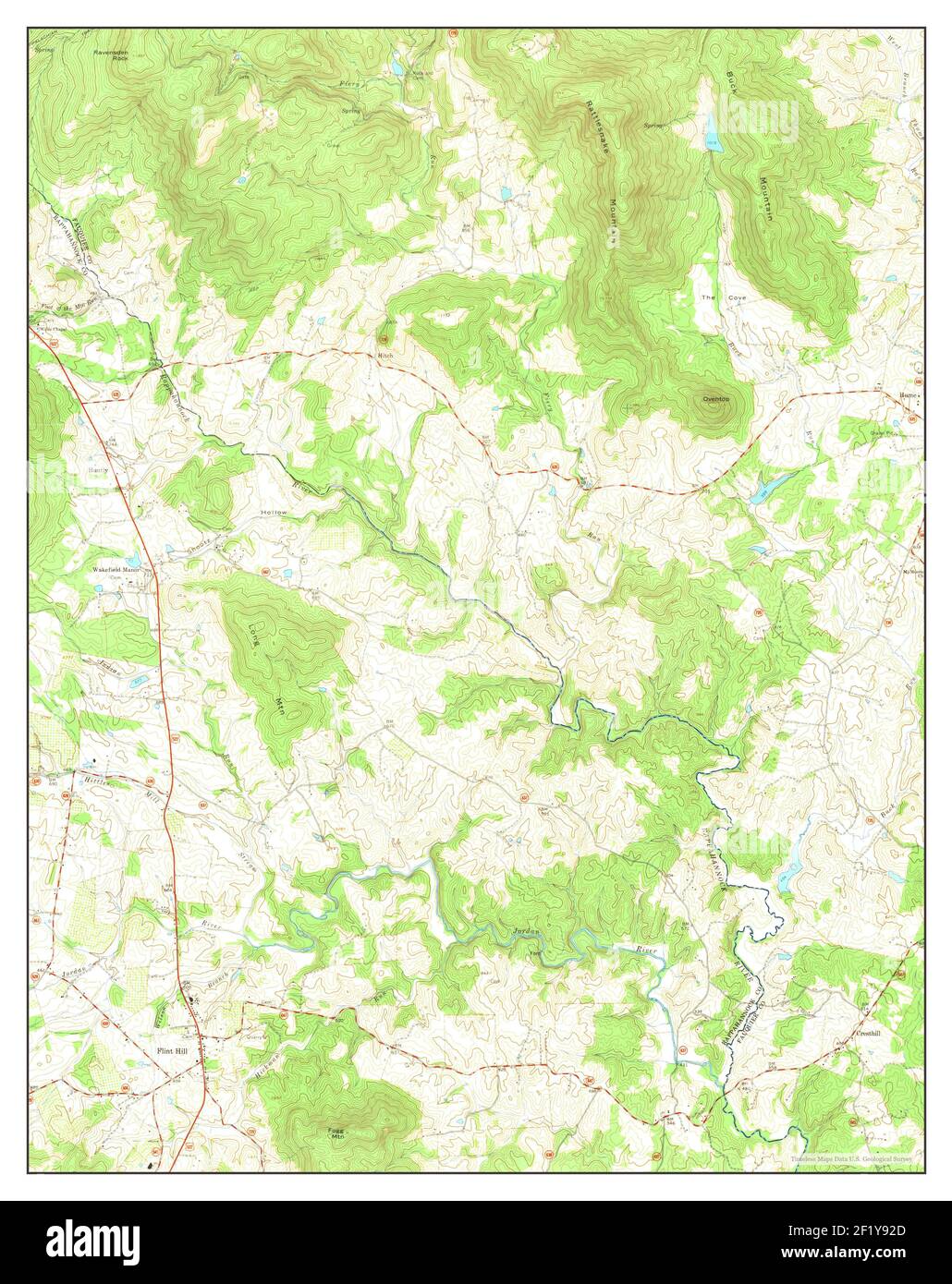 Map of flint Cut Out Stock Images & Pictures - Alamy