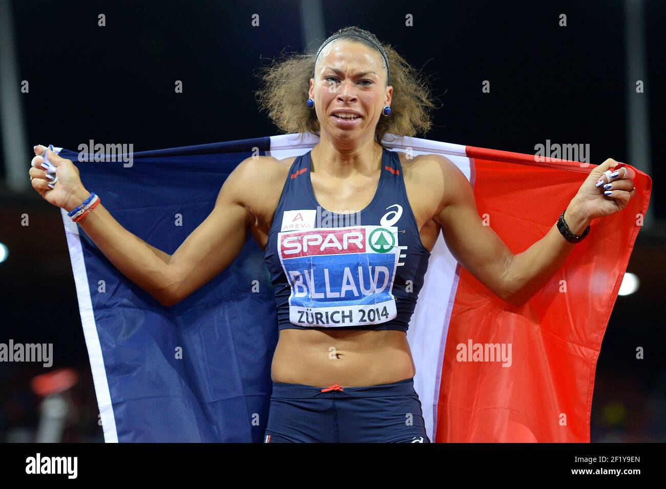 Cindy Billaud (FRA) / 100m Hurdles / Silver Medal during the Day two of ...