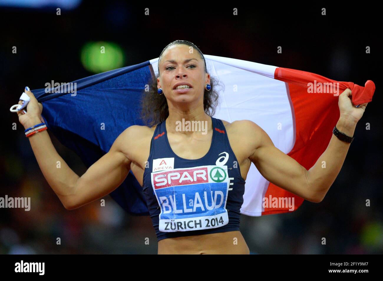 Cindy Billaud (FRA) / 100m Hurdles / Silver Medal during the Day two of ...