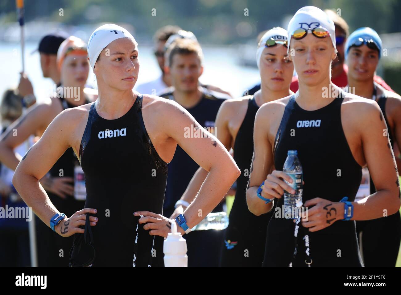 Coralie Codevelle on 10 KMS Open Water Womens during the 32nd LEN ...