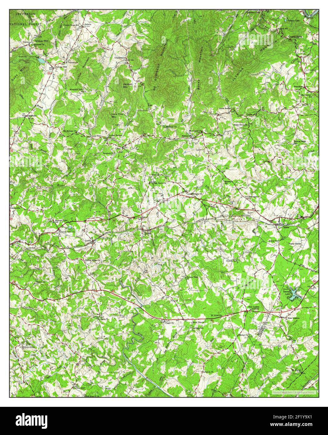 1950 road map hi-res stock photography and images - Alamy