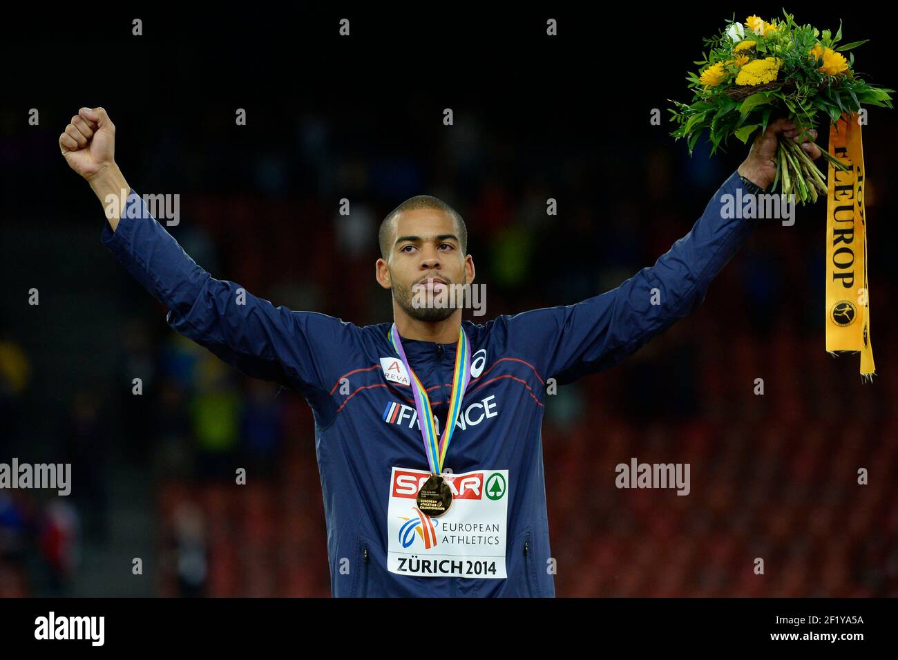 Triple jump gold medal hi-res stock photography and images - Alamy