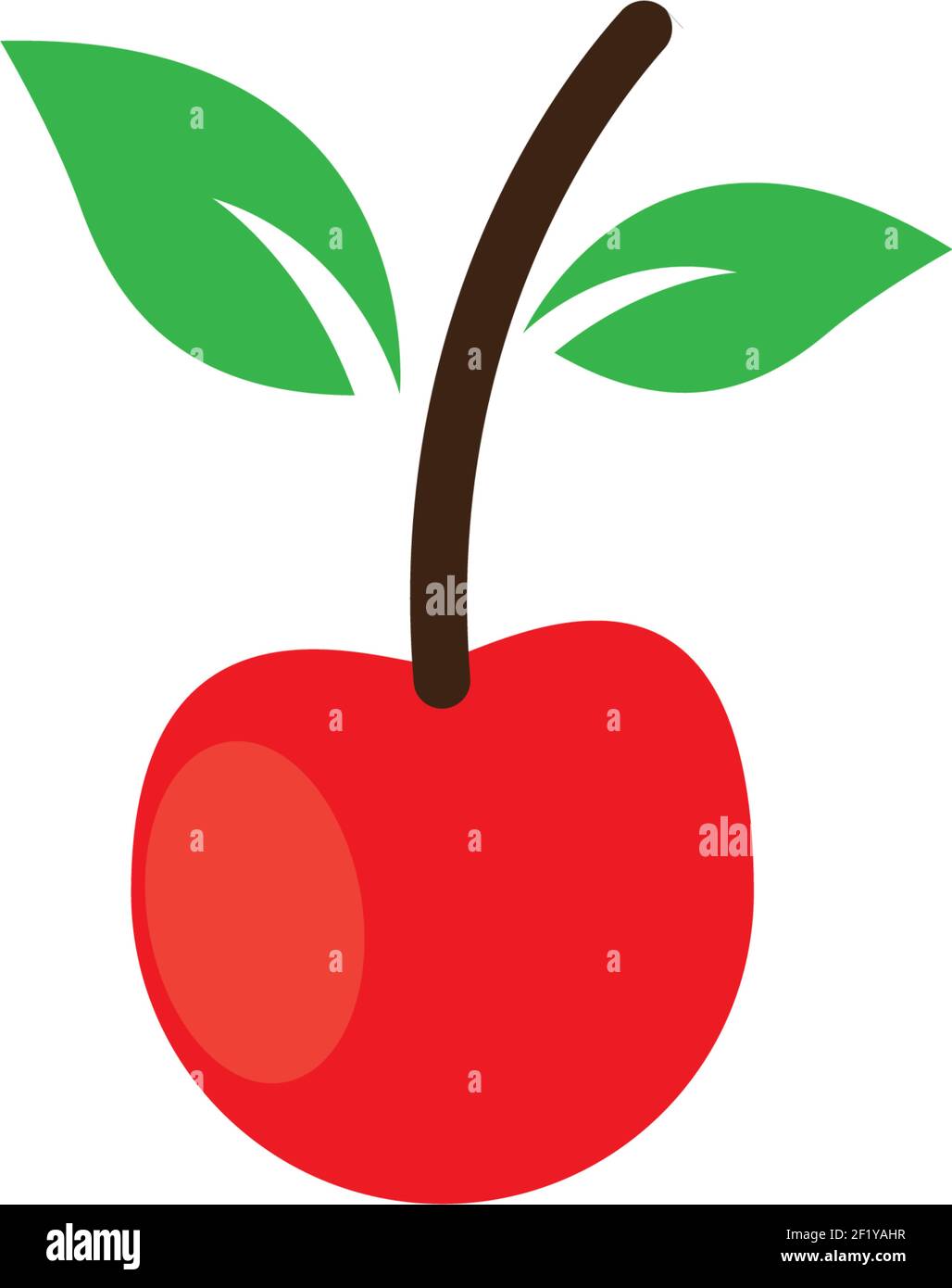 Cherry logo template vector icon illustration design Stock Vector Image ...