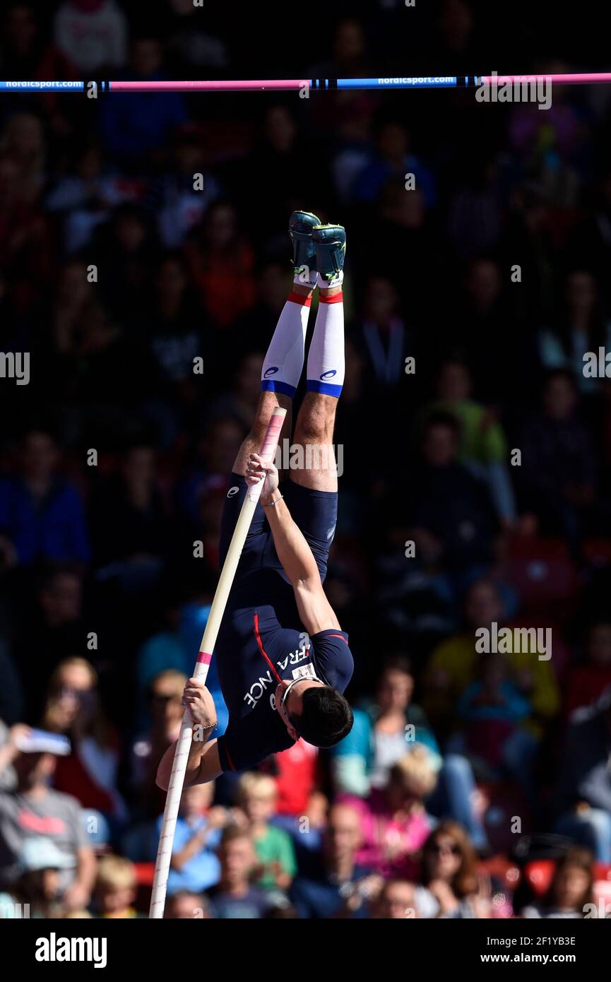Kevin Menaldo (FRA) / Pole Vault / Bronze Medal during the Day five of ...