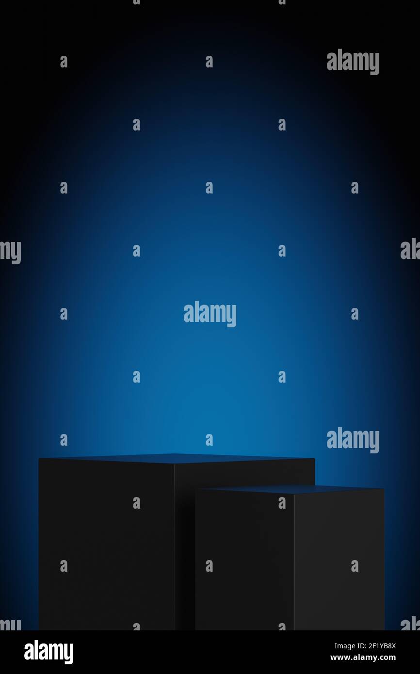 Display blue light background Stock Photo - Alamy