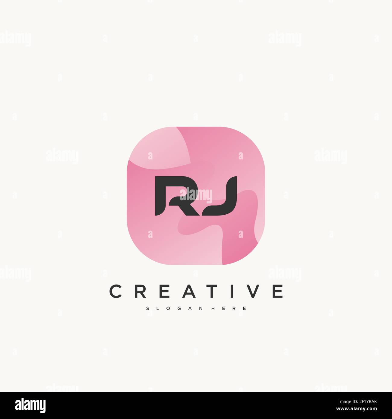 Rj monogram Stock Vector Images - Alamy