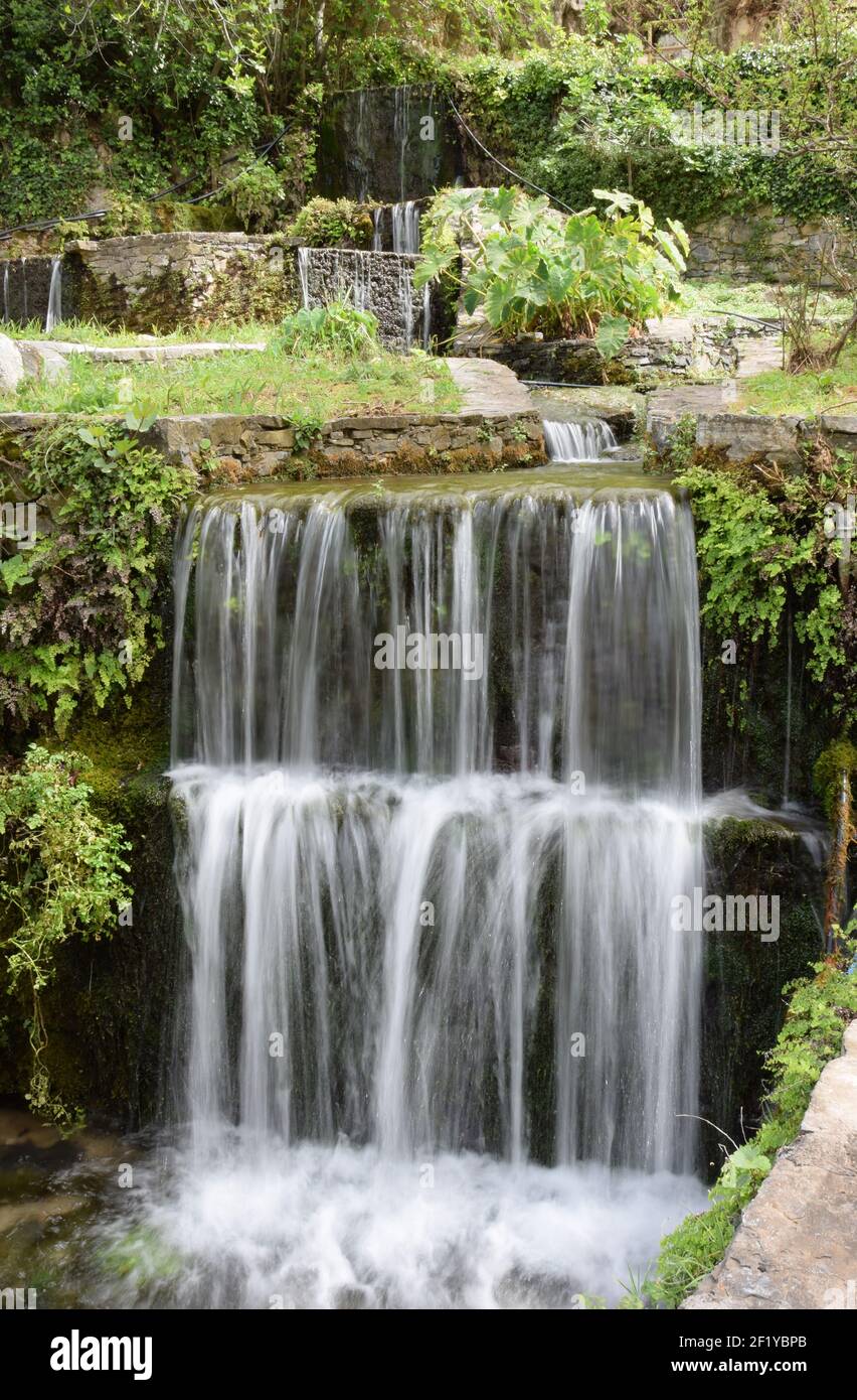 Waterfalls at Argiroupoli,, Crete Stock Photo - Alamy